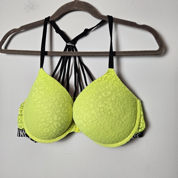 PINK Victoria's Secret | Intimates & Sleepwear | Vs Pink Neon Yellow ...